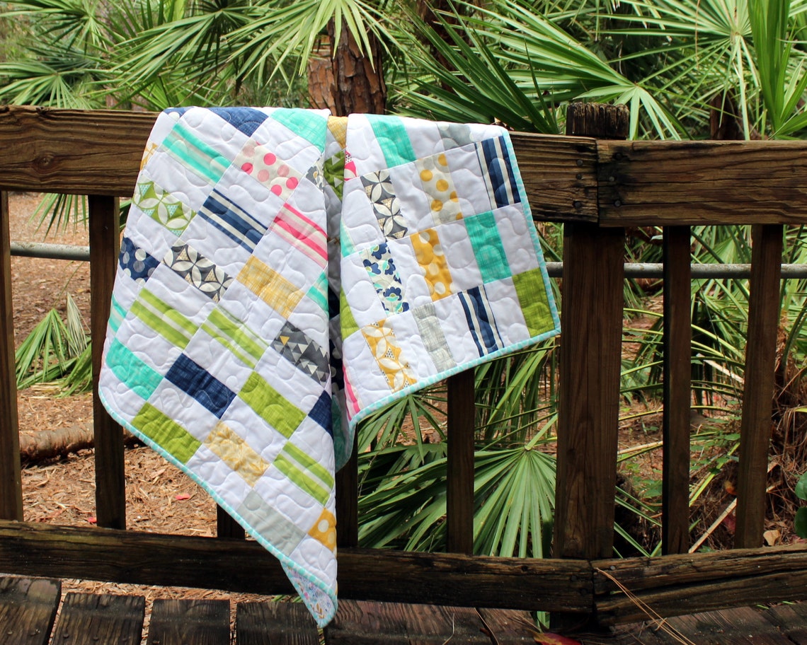 Gorgeous Toddler Girls Quilt, Floral Baby Girls Quilt, Quilt for Infant ...