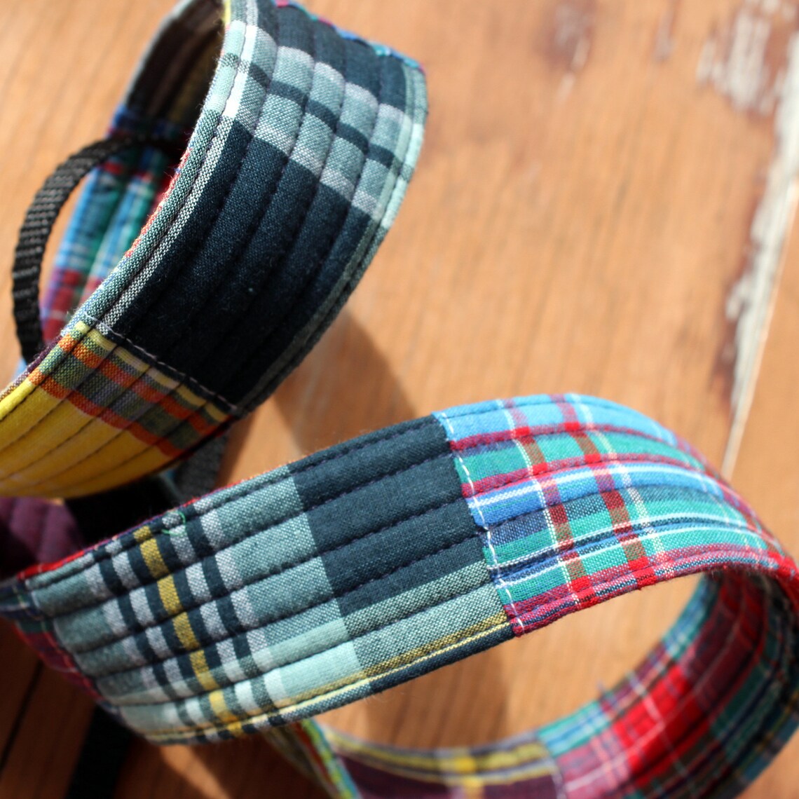 Madras Plaid Patchwork Camera Strap for Men and Women - Etsy