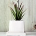 Small Square Concrete Planter With Base Square Pot Natural - Etsy