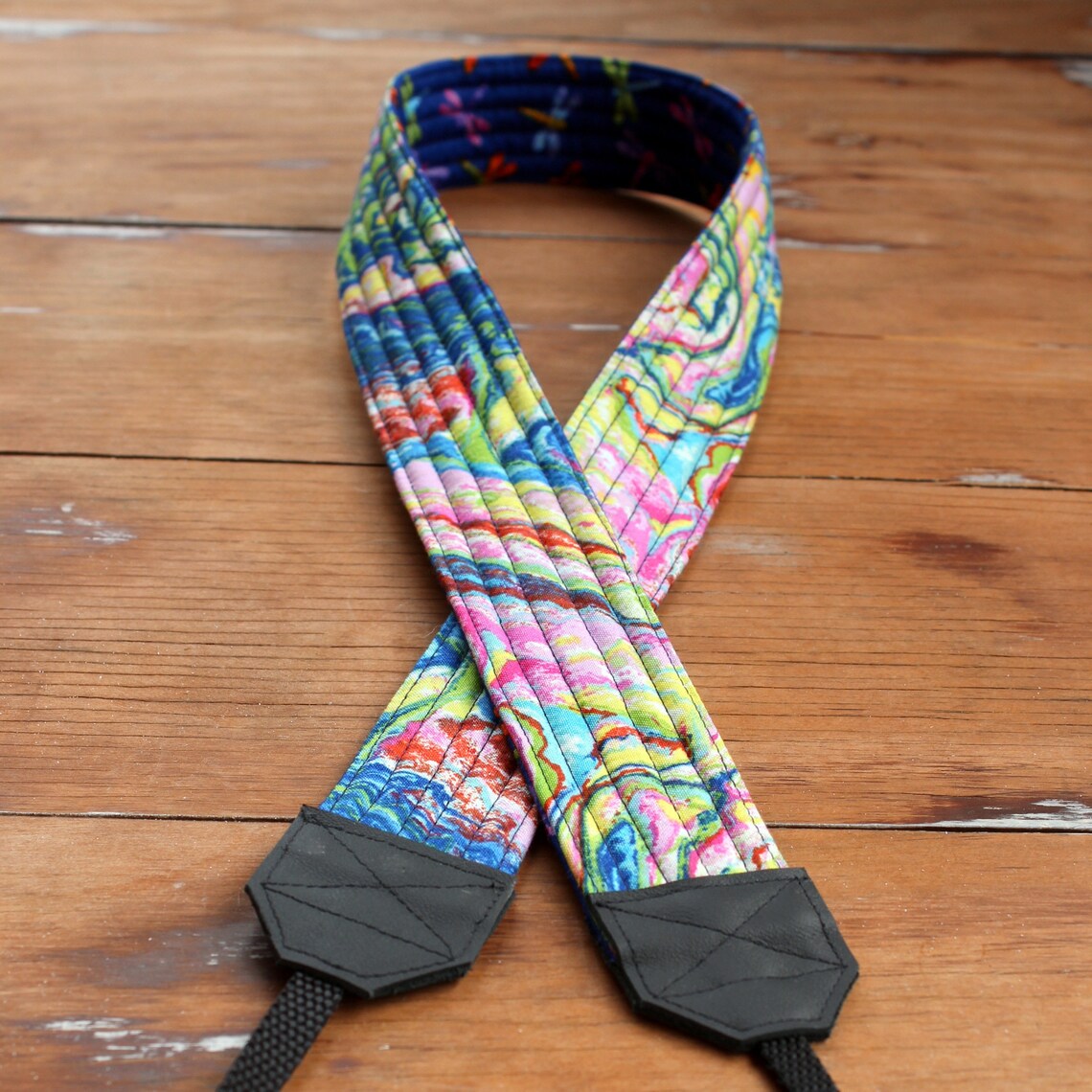 Blue Dragonfly Camera Strap Blue Watercolor Camera Strap - Etsy