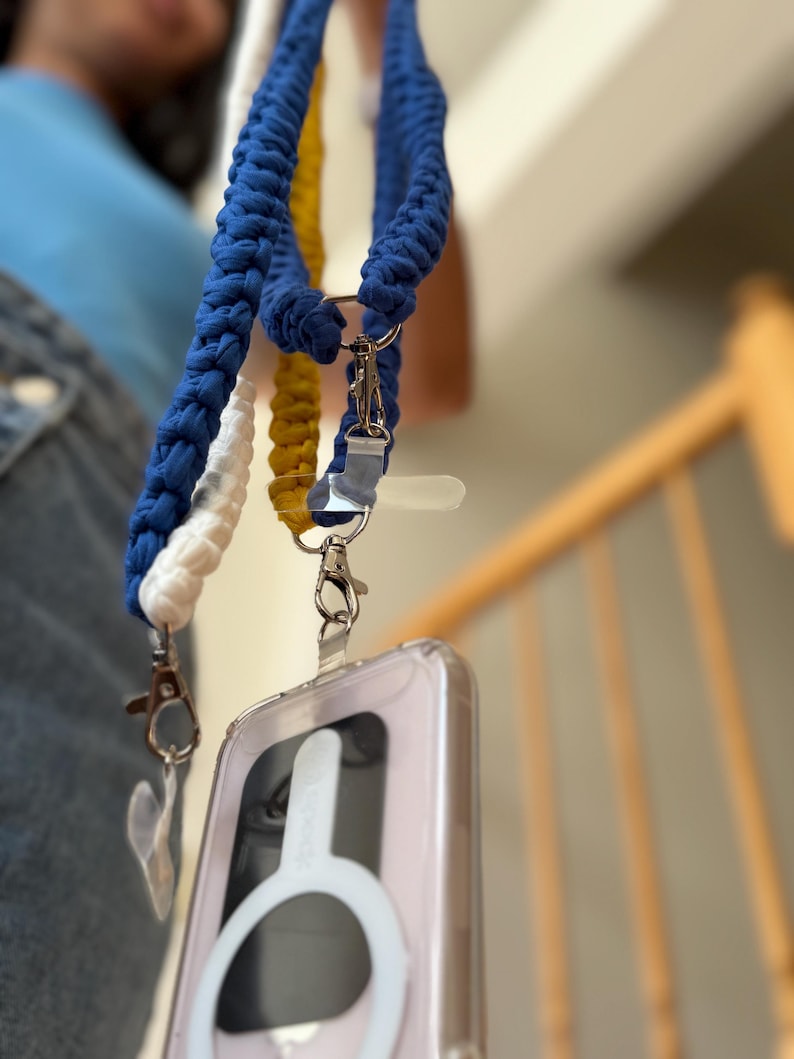 Crossbody Crochet Phone Strap - Etsy