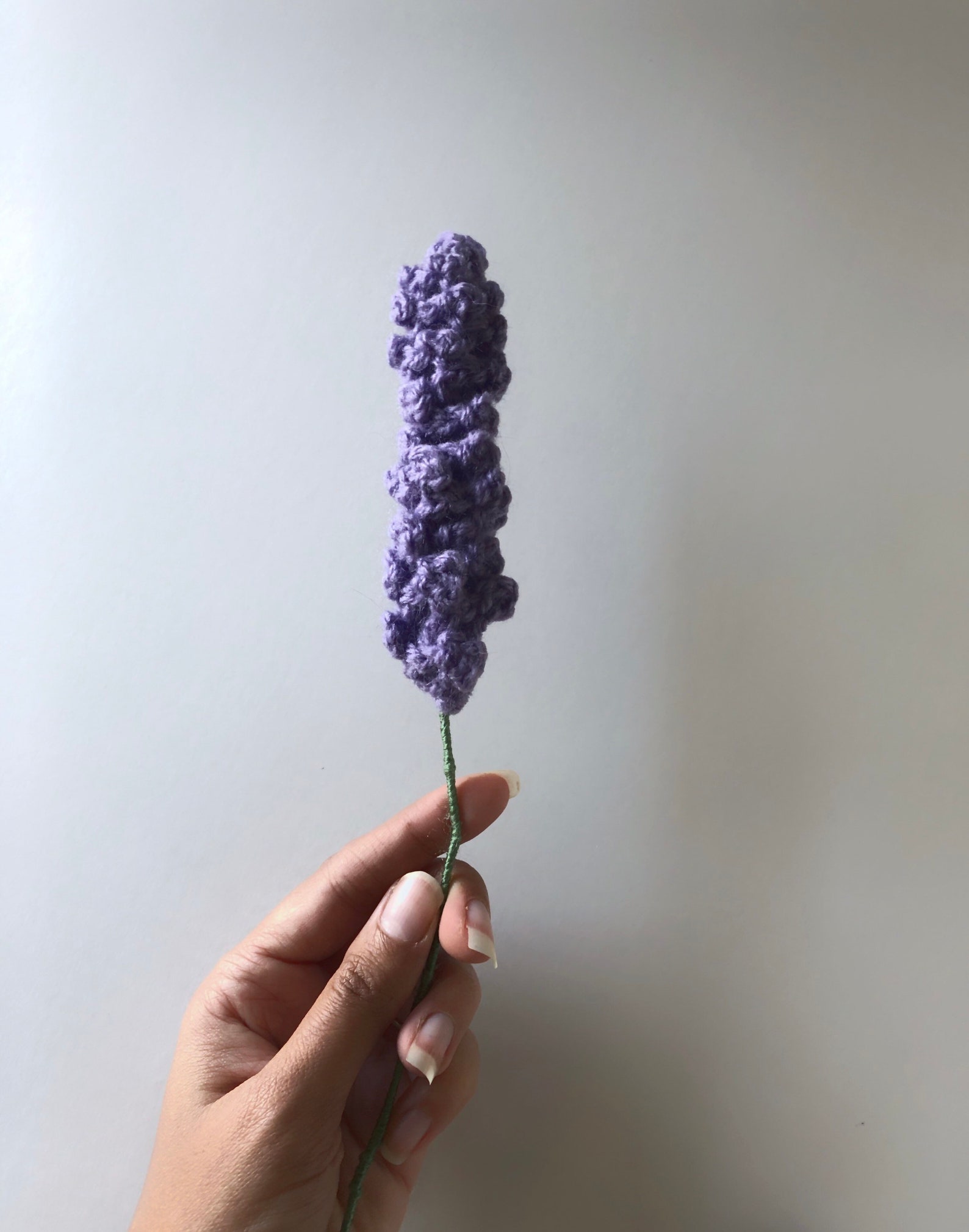 Crochet Lavender Sprig or Bunch | Etsy