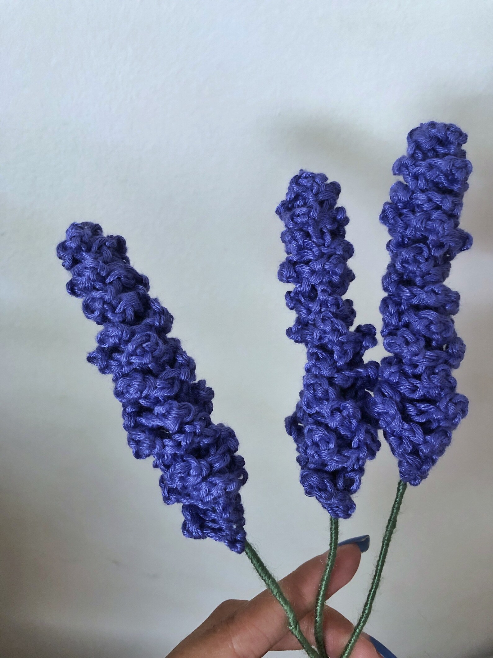 Crochet Lavender Sprig or Bunch | Etsy