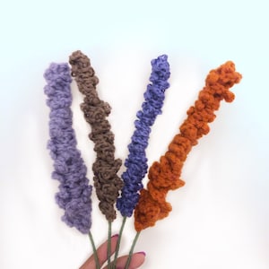 Crochet Lavender Sprig or Bunch - Etsy