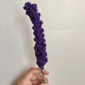 Crochet Lavender Sprig or Bunch - Etsy
