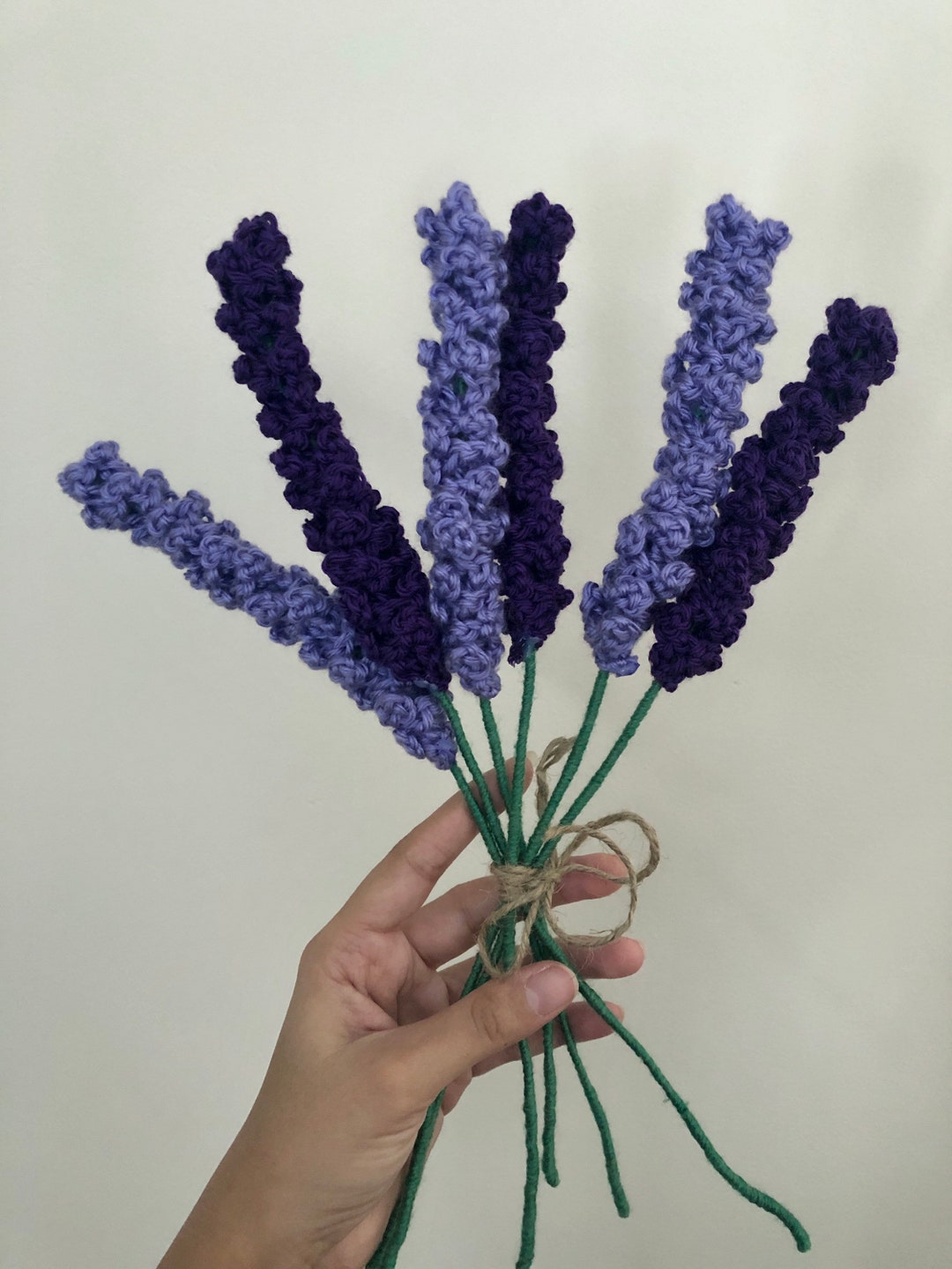 Crochet Lavender Sprig or Bunch - Etsy