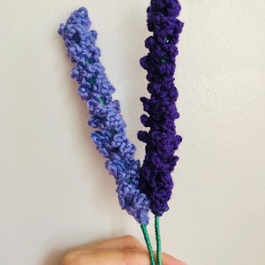 Crochet Lavender Sprig or Bunch - Etsy