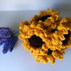 Crochet Lavender Sprig or Bunch - Etsy