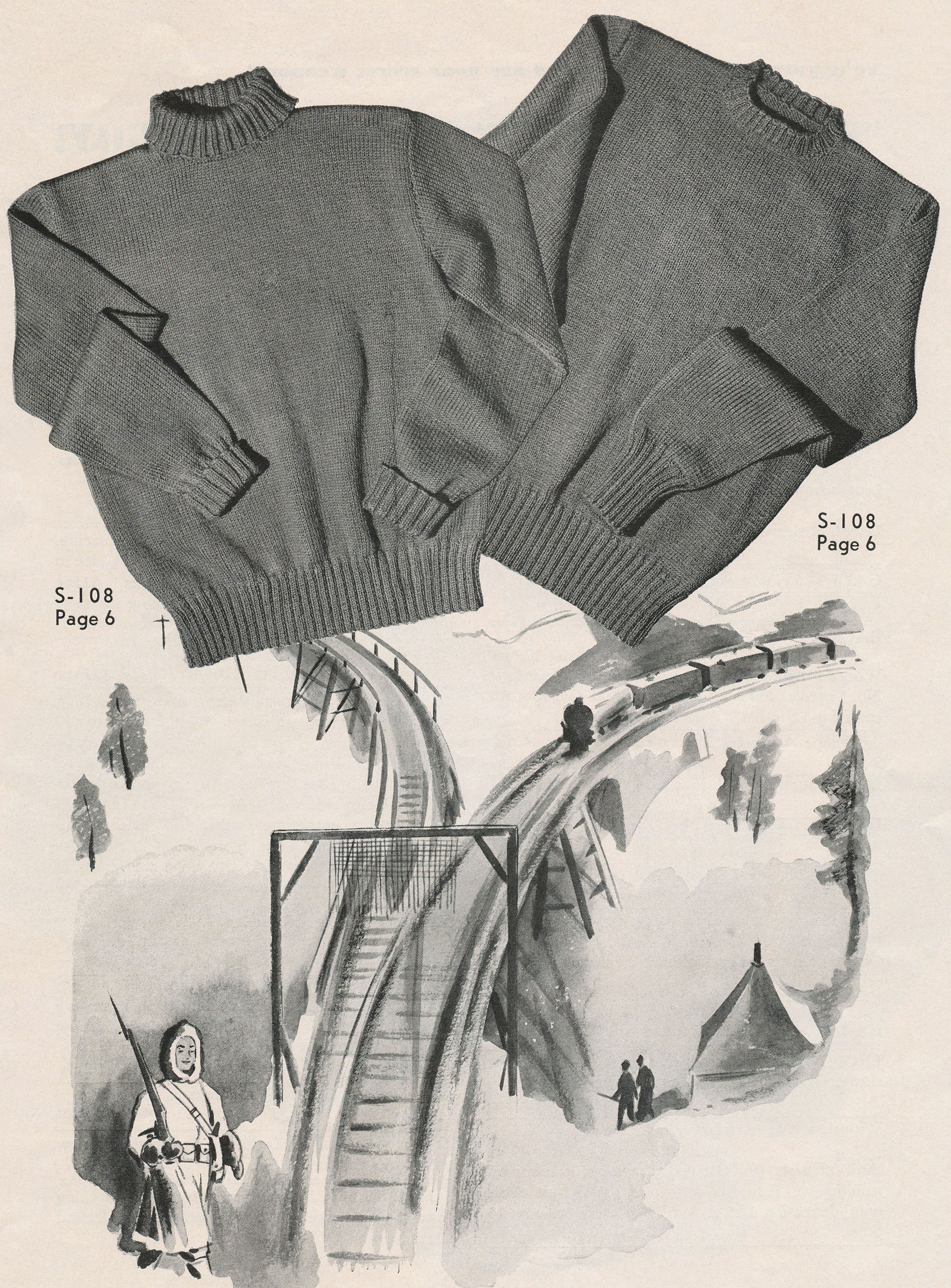 Vintage WWII Military Knitting Patterns Book Knit for Victory Gloves ...