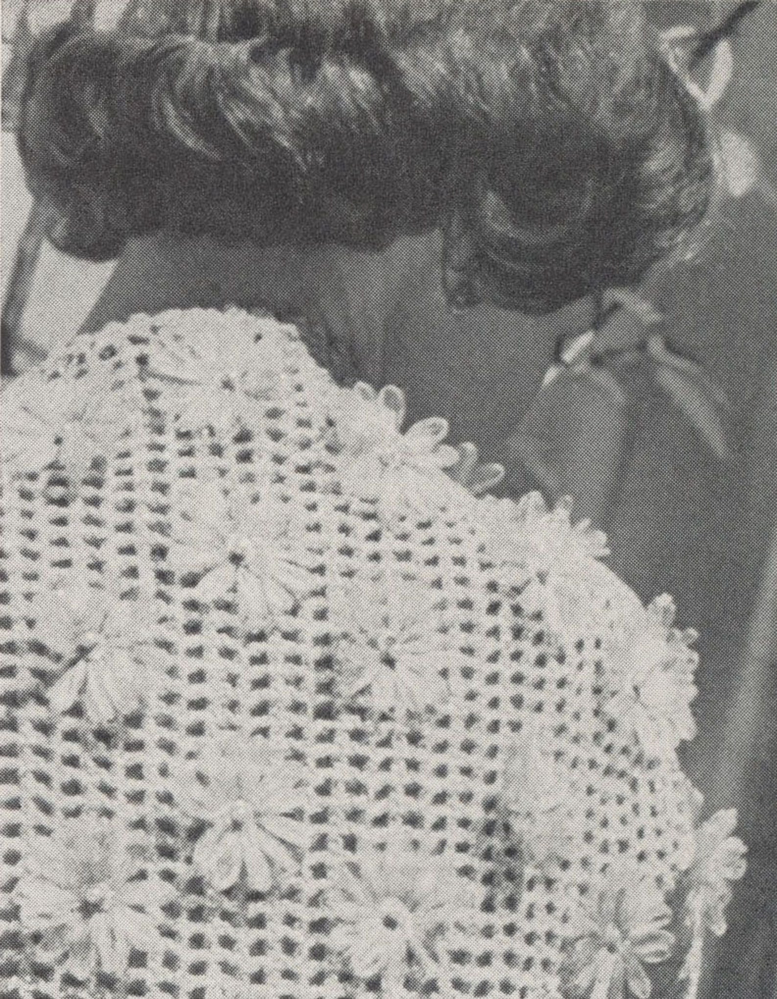 CROCHET PATTERN Vintage Daisy Filet Crochet Shrug 74-0128-02 Instant ...