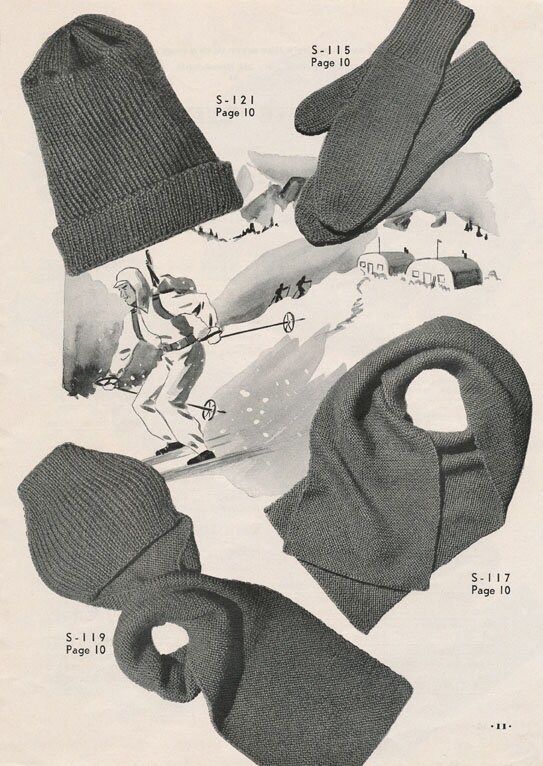 Vintage WWII Military Knitting Patterns Book Knit for Victory - Etsy UK