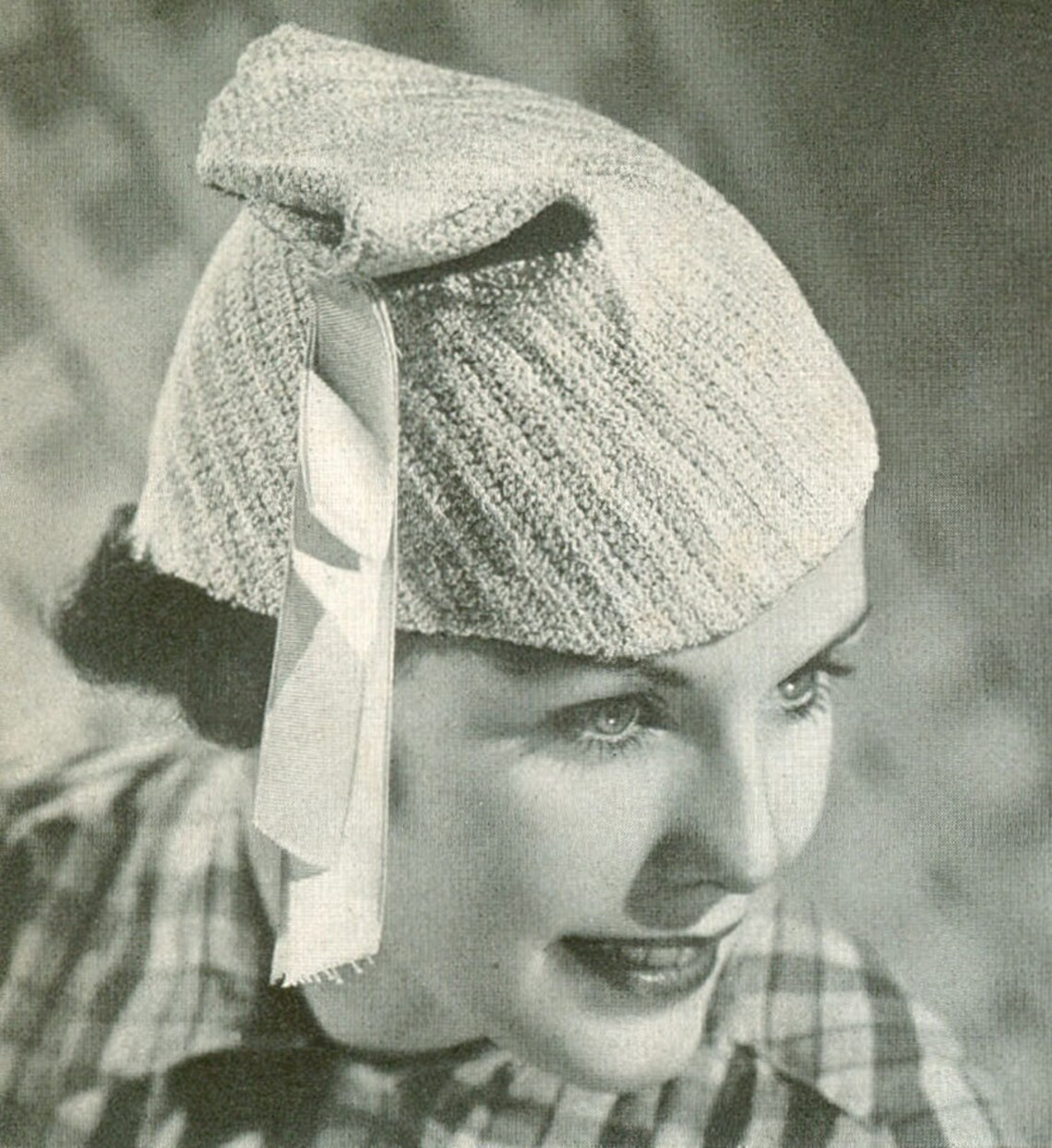 CROCHET PATTERN Vintage 1930s Fez Hat 75-0074-13 Instant Download PDF ...