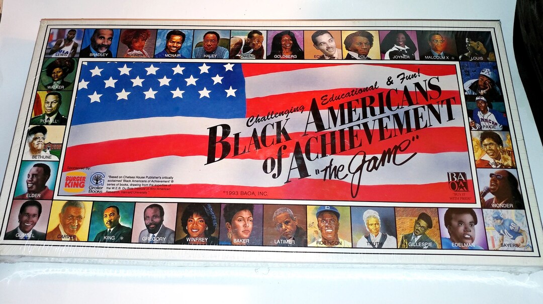 NEW Sealed 1993 Vintage Black Americans of Achievement the Game - Etsy