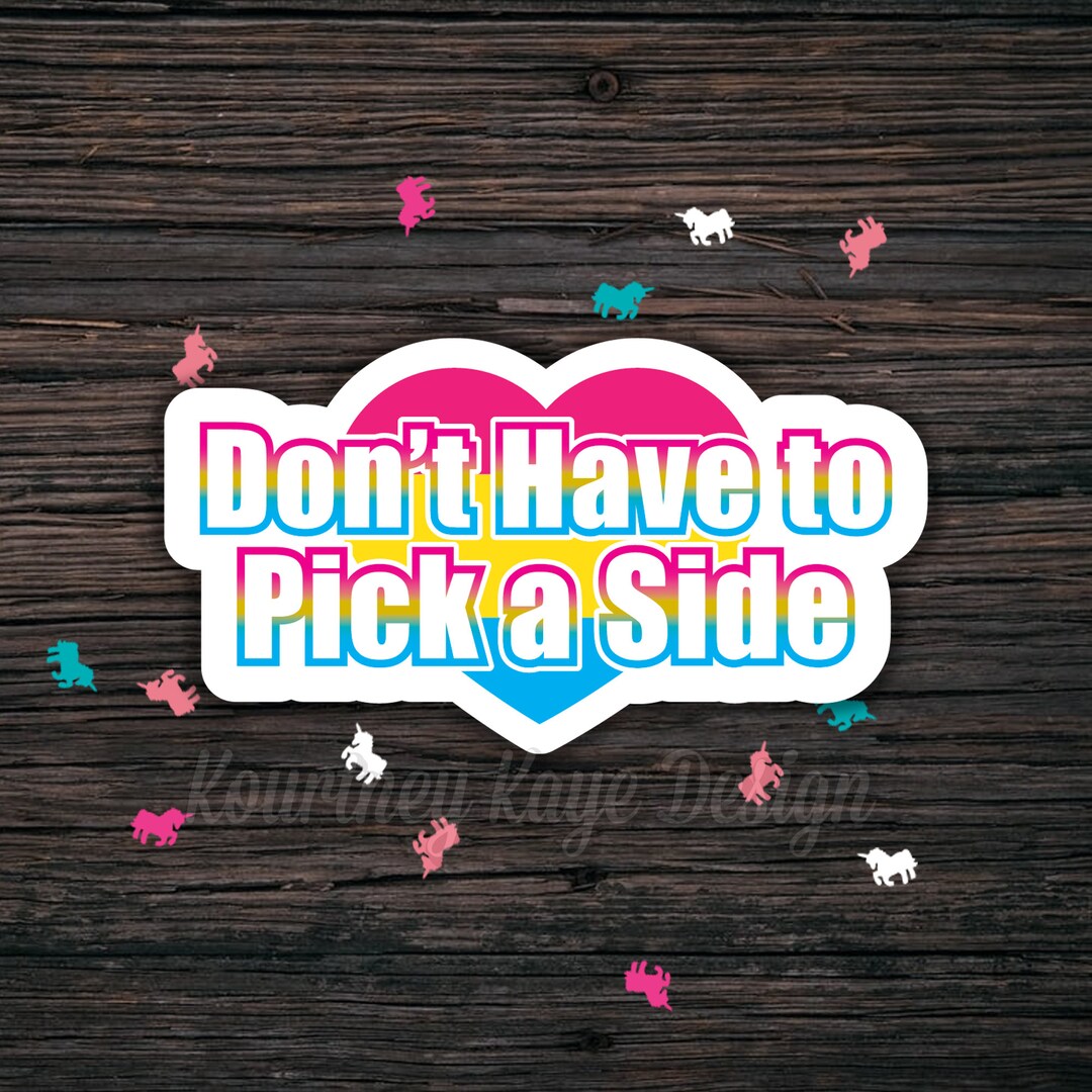 Pan Pride Sticker, Pansexual Sticker, Coming Out Gift, Pansexual Gift ...