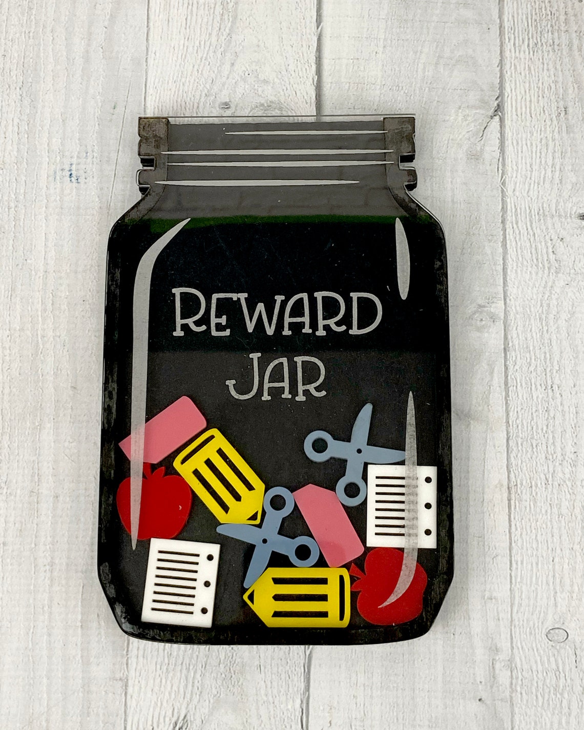 Reward Jar Tokens, Extra Tokens, School Icons, Paper, Scissors, Apple ...