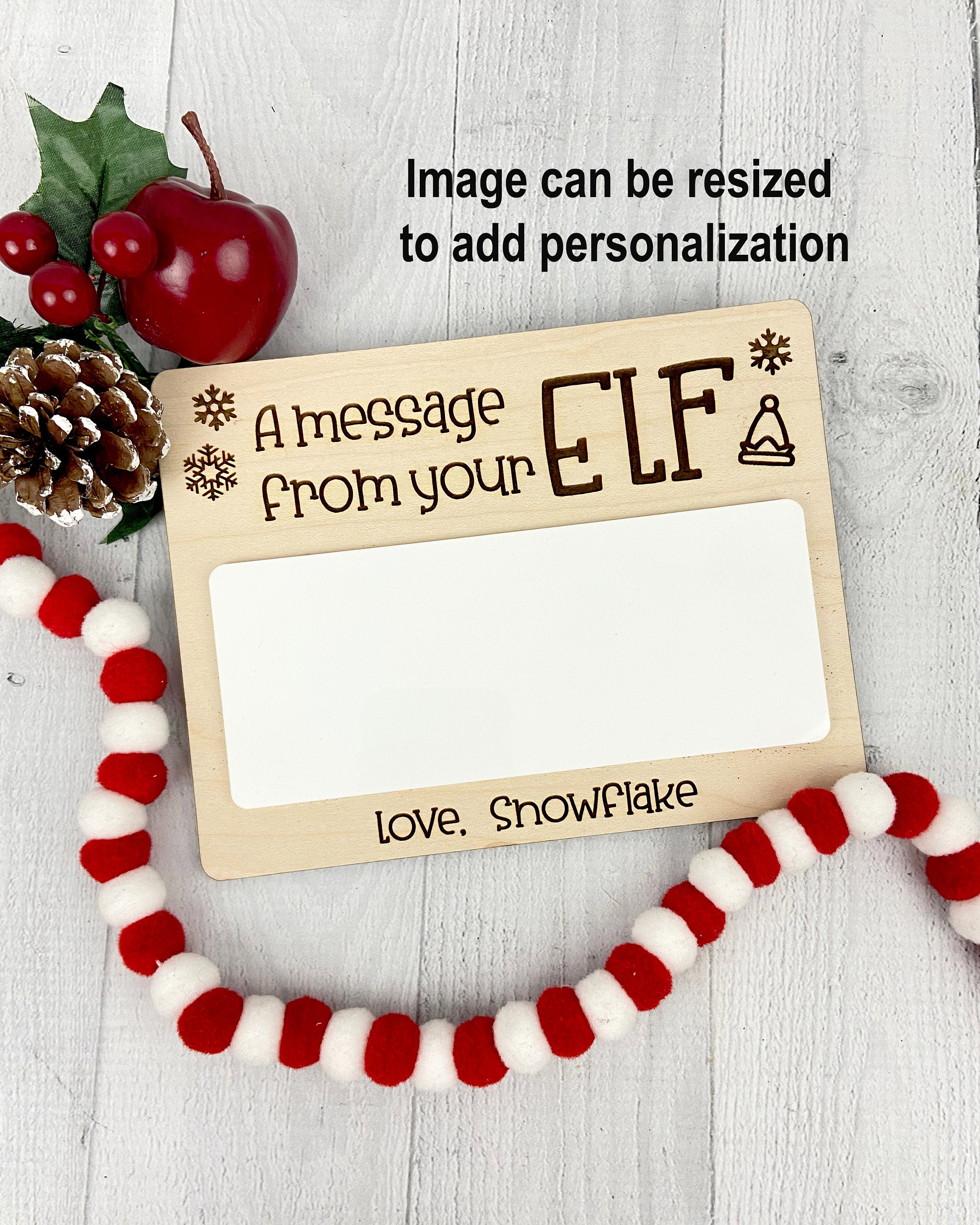 Elf Message Board, SVG Digital Download, Elf Prop, Christmas Fun ...
