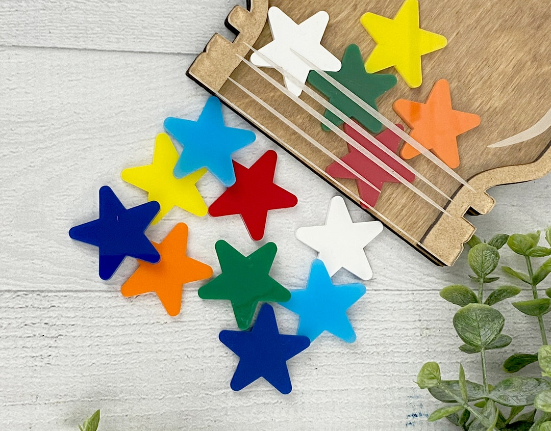 Reward Jar Tokens, Extra Tokens, Stars, Brights - Etsy