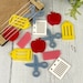 Reward Jar Tokens, Extra Tokens, School Icons, Paper, Scissors, Apple ...