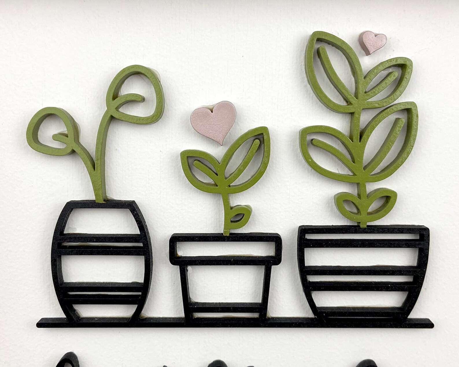 Wooden Sign, Plant Sign, Plant Lover, Wall Decor, Grow Love, Farmhouse ...
