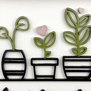 Wooden Sign, Plant Sign, Plant Lover, Wall Decor, Grow Love, Farmhouse ...