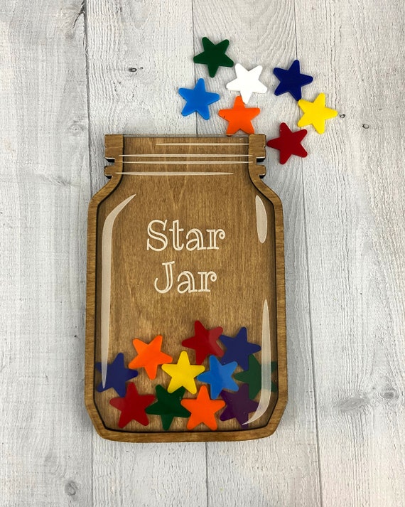 Positive Behavior Incentive Jar Magnetic Star Jar Reward System ...