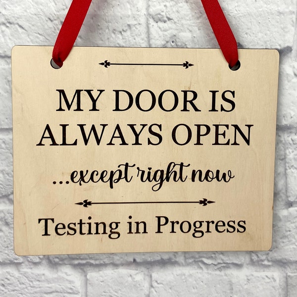 Office Door Sign - Etsy