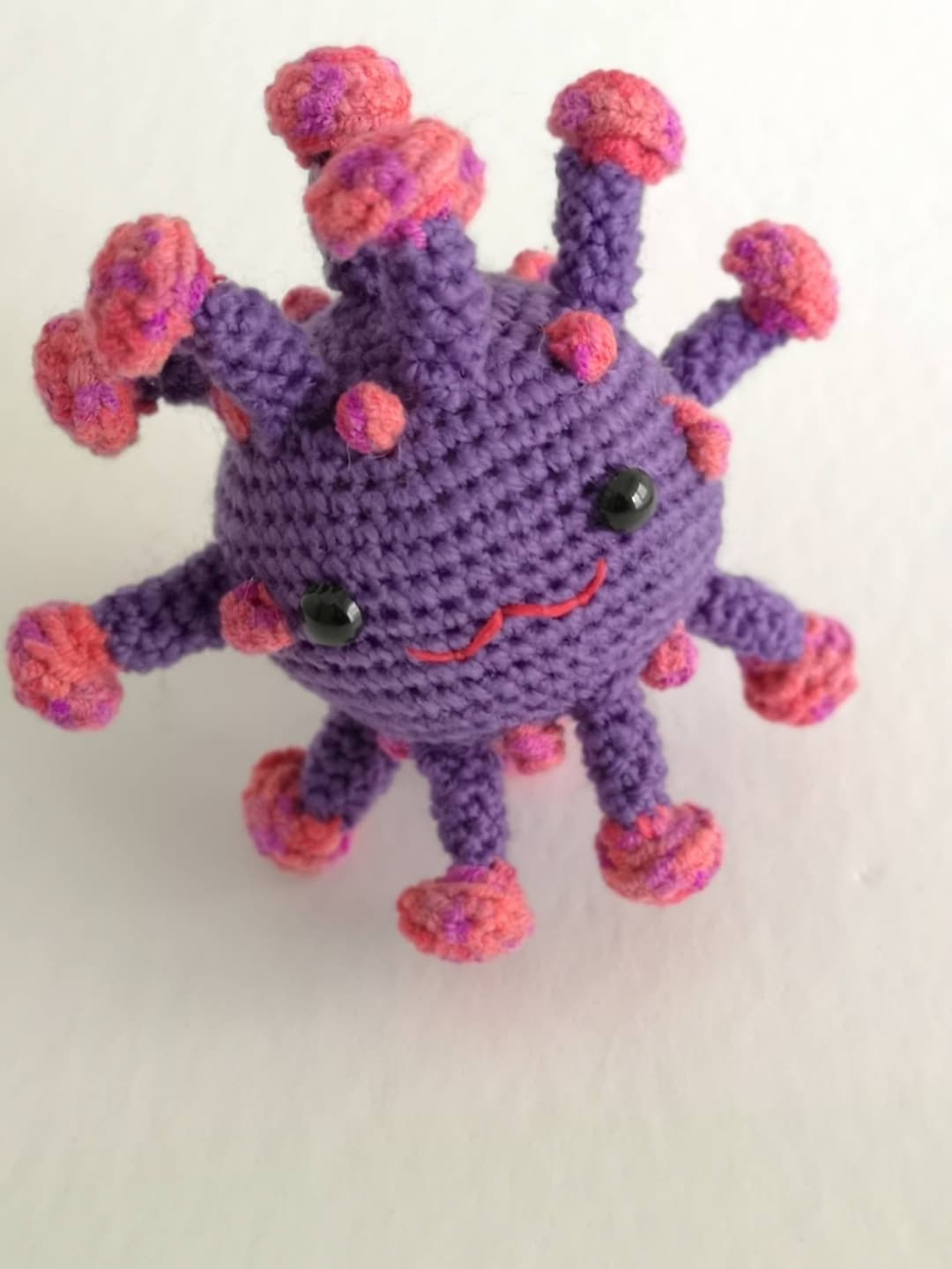 Crocheted Virus Amigurumi Toy, Microbes,science,science Crochet,gift ...