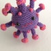 Crocheted Virus Amigurumi Toy, Microbes,science,science Crochet,gift ...