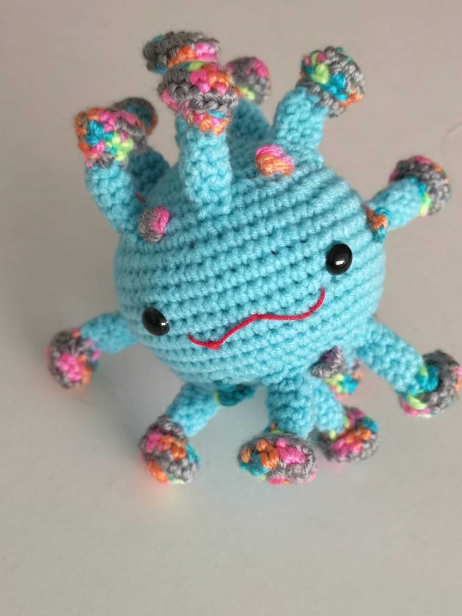 Crocheted Virus Amigurumi Toy, Microbes,science,science Crochet,gift ...