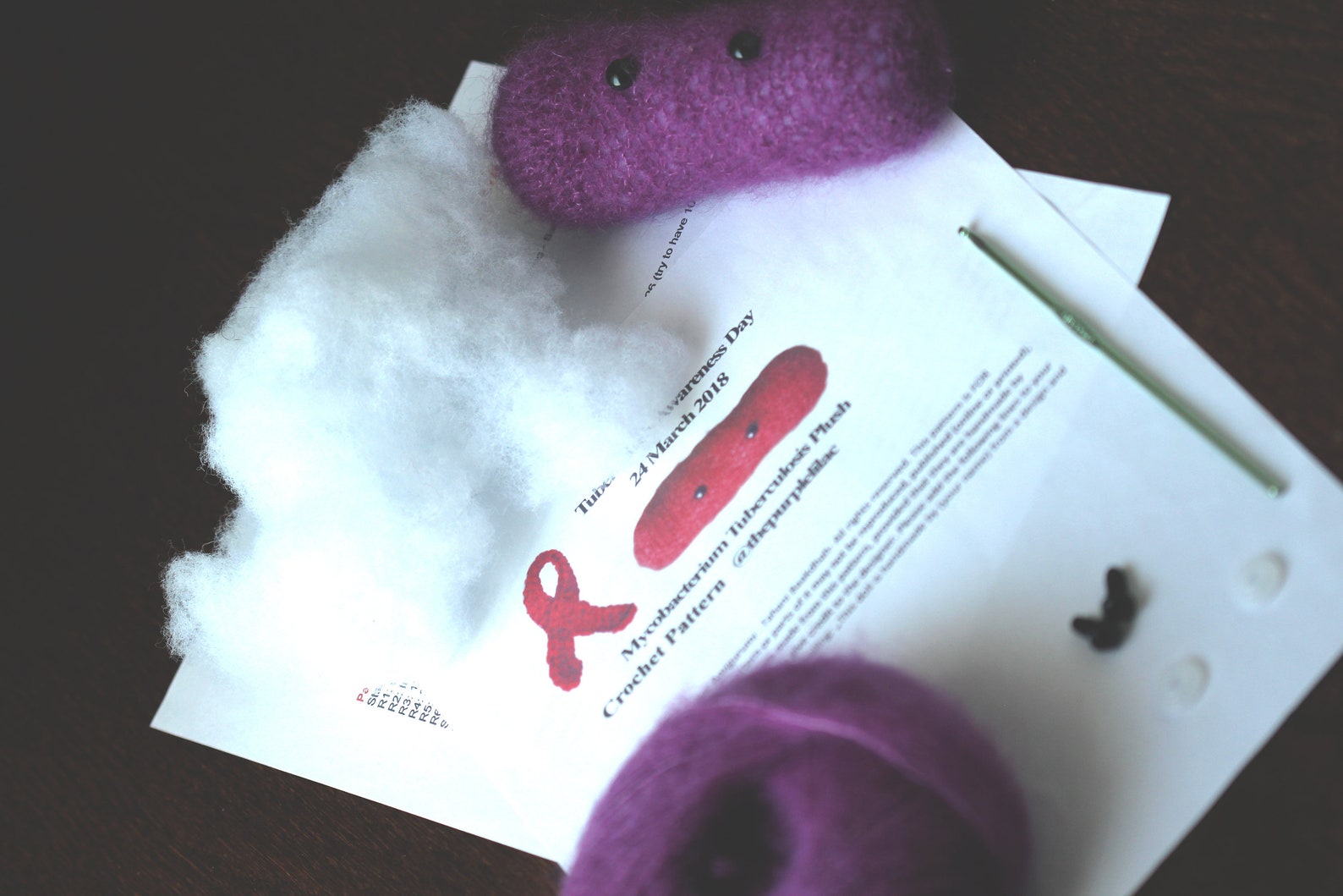 Mycobacterium Tuberculosis Plush Crochet Pattern Crochet - Etsy