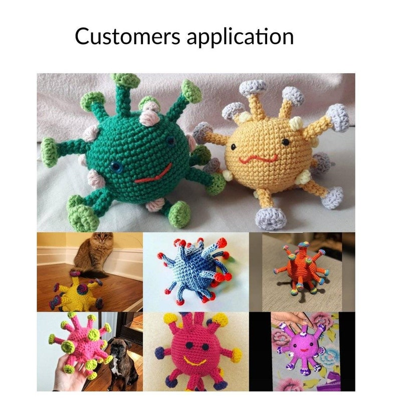 Microbes Crochet Pattern Series - Etsy