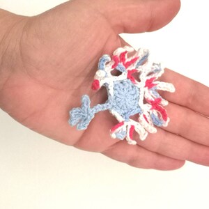 Crocheted Neuron Pins, Crocheted Science Models, Science Crochet ...