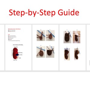 Crocheted Kidney Pattern, Crochet Pattern, Kidney, Pdf Pattern ...