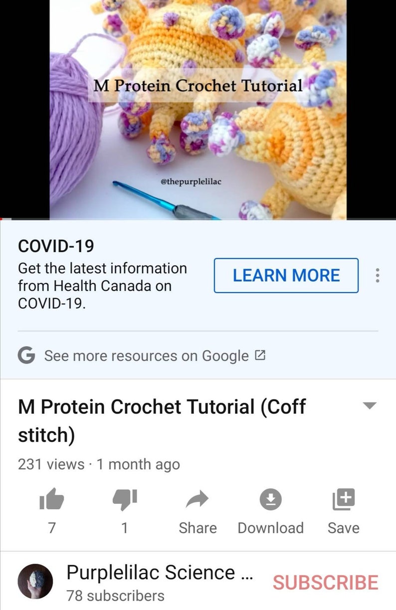 Microbes Crochet Pattern Series - Etsy