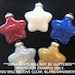 Sample of 2 - 100mm Clear Plastic Star Christmas Ornaments - Etsy