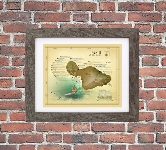 Maui Surf Map