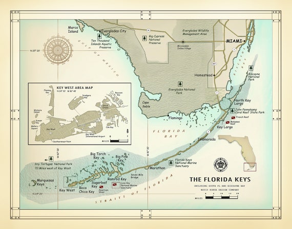 Florida Keys Map In Details