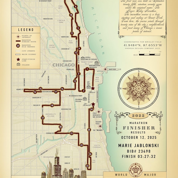 Custom Nyc Chicago Print - Etsy