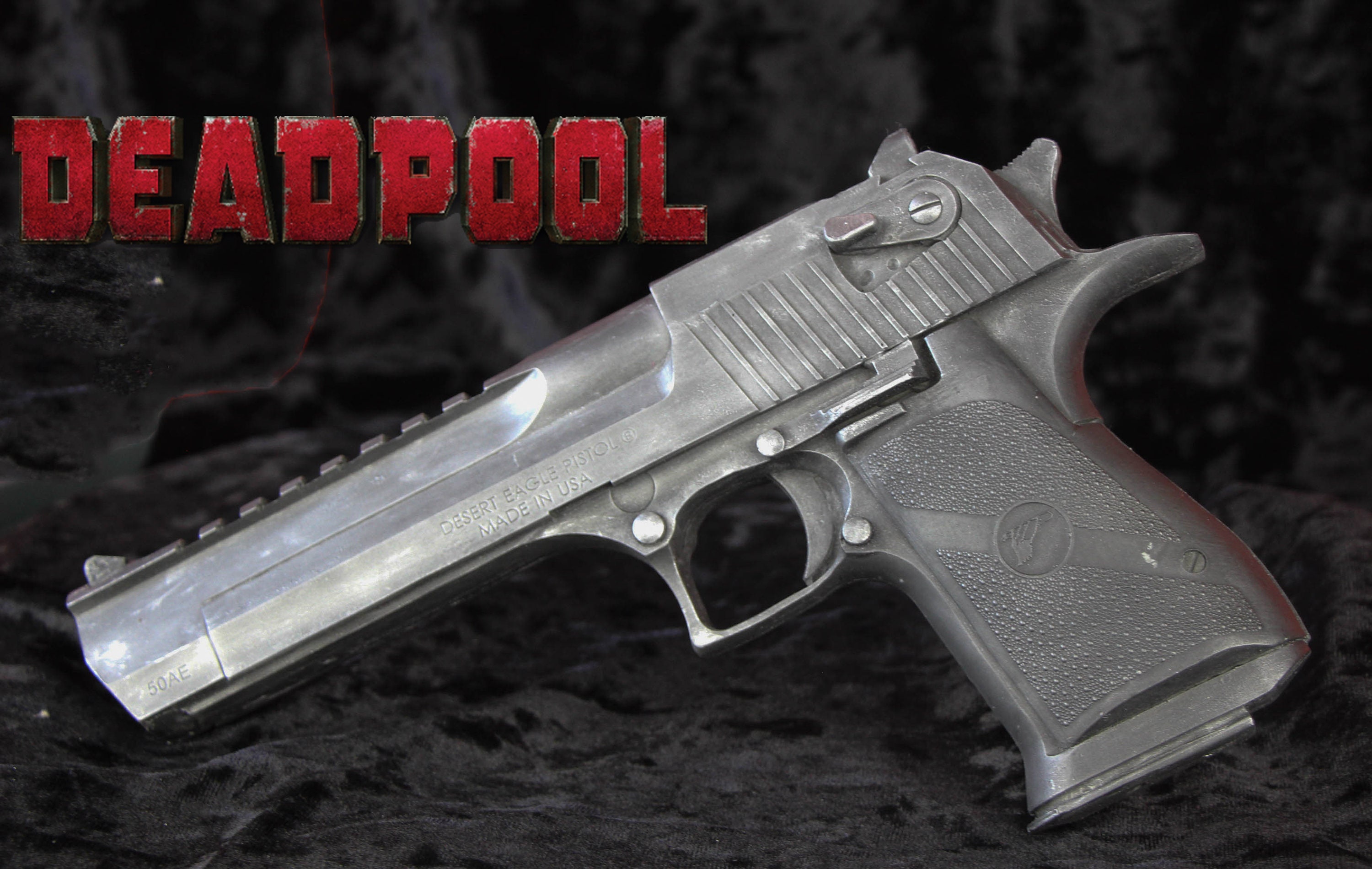 Deadpool .50 Desert Eagle XIX Custom Prop Replica w Orange | Etsy