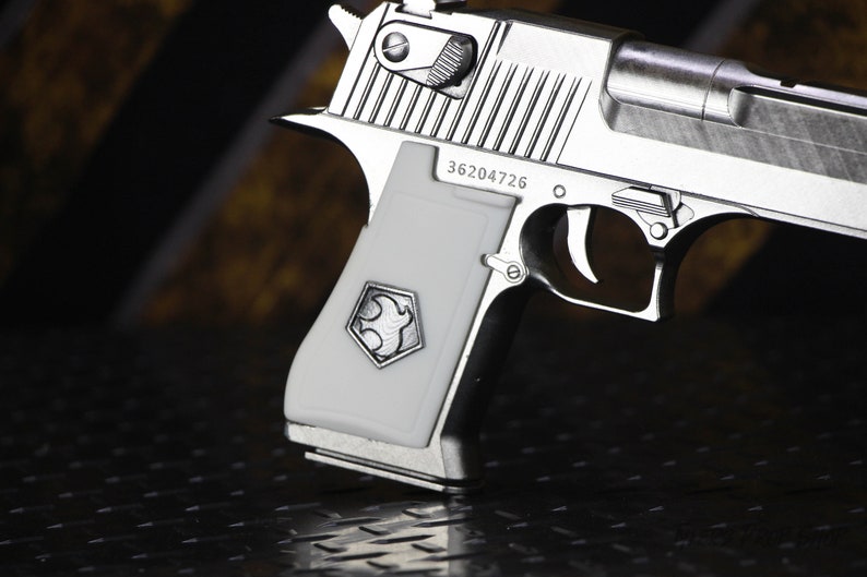 Suppressed Chrome .50 Desert Eagle Replica From the Suicide - Etsy