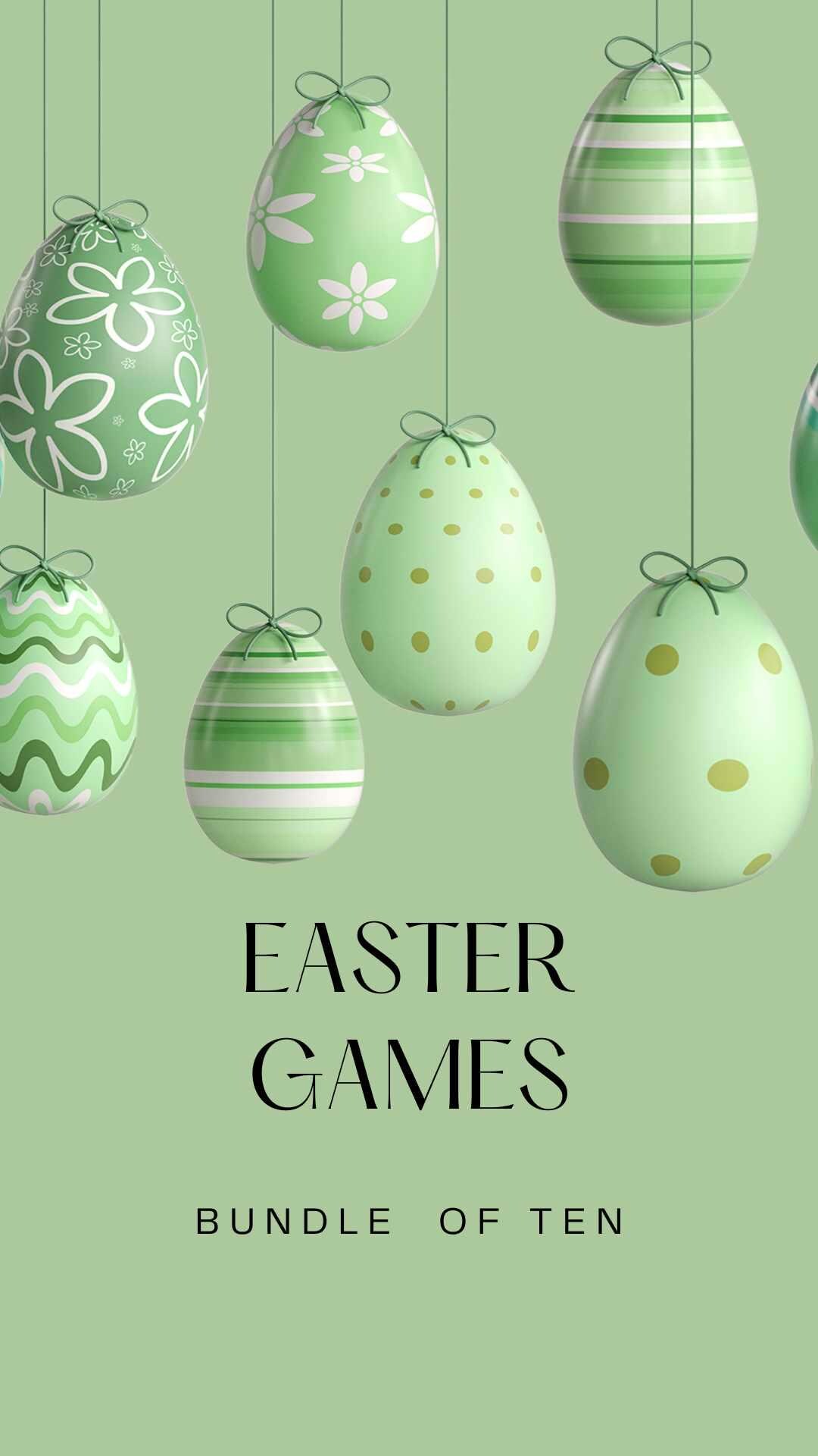 Easter Games Bundle of Ten Games. - Etsy