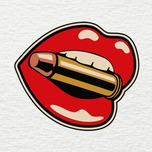 Lips SVG, Bullet SVG, Biting Lips SVG, Sexy Lips Svg, Kissing Lips Svg ...