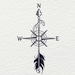 Arrow Compass - Printable, Vector, Svg, Art - Etsy
