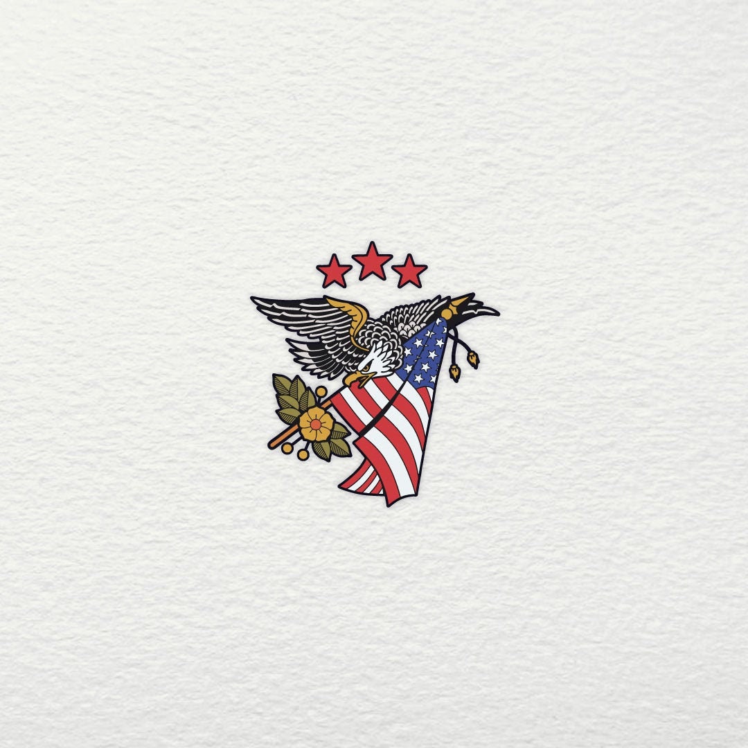 Patriotic Eagle SVG - USA SVG American Flag Svg Flag Svg 4th of July ...