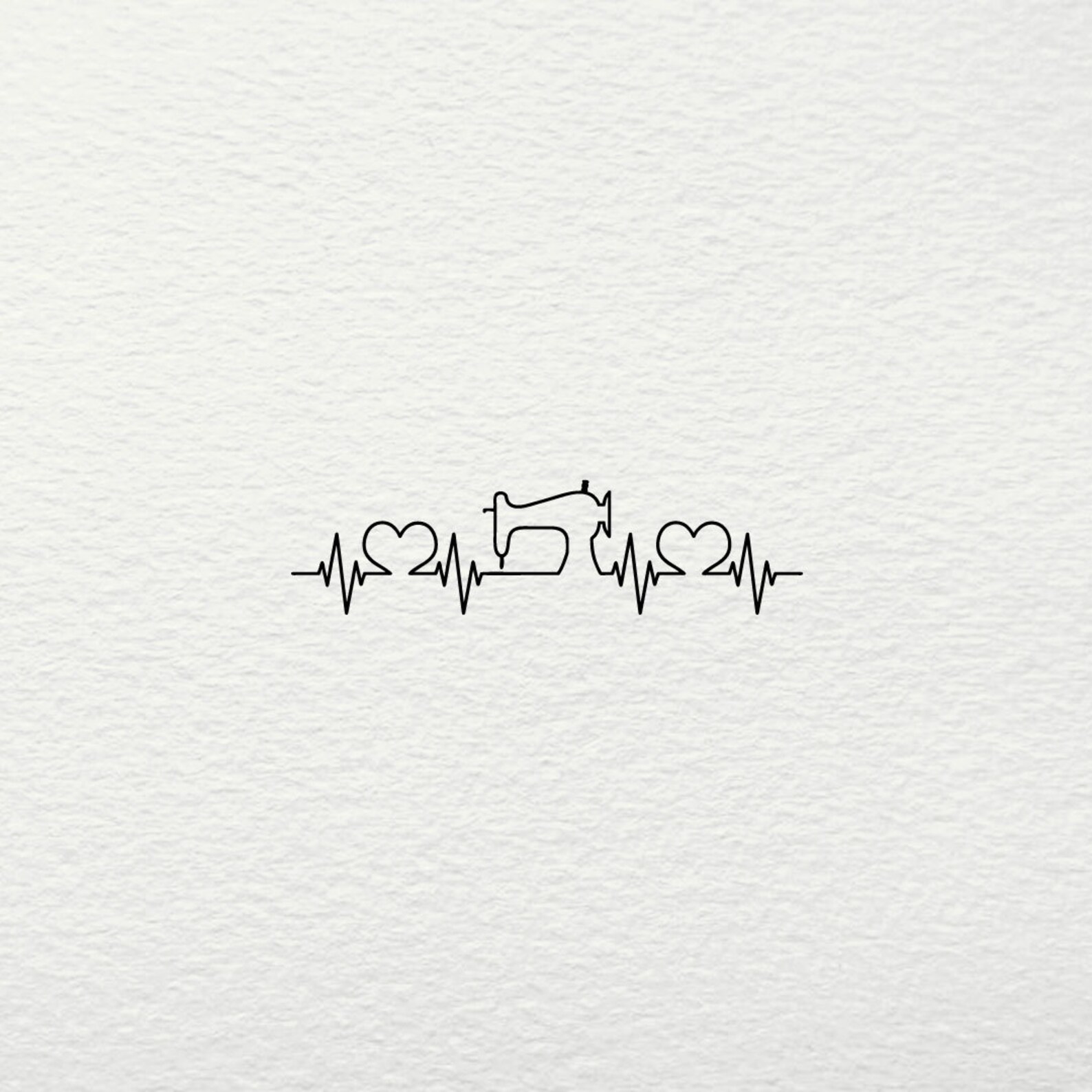 Sewing SVG Sewing Heartbeat SVG Machine Seamstress Files for Cricut ...