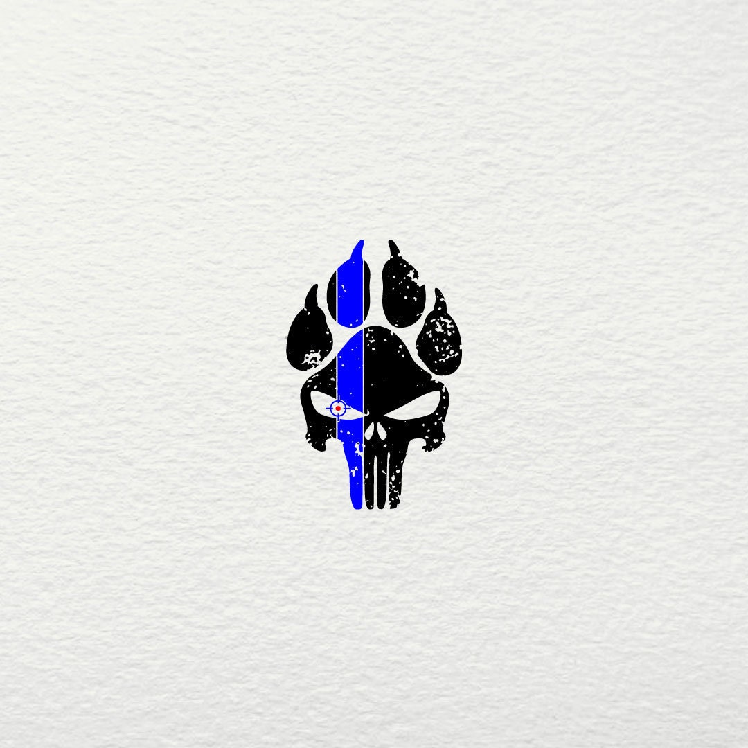 K-9 Law Enforcement SVG - Police K-9 Thin Blue Line SVG Thin Blue Line ...