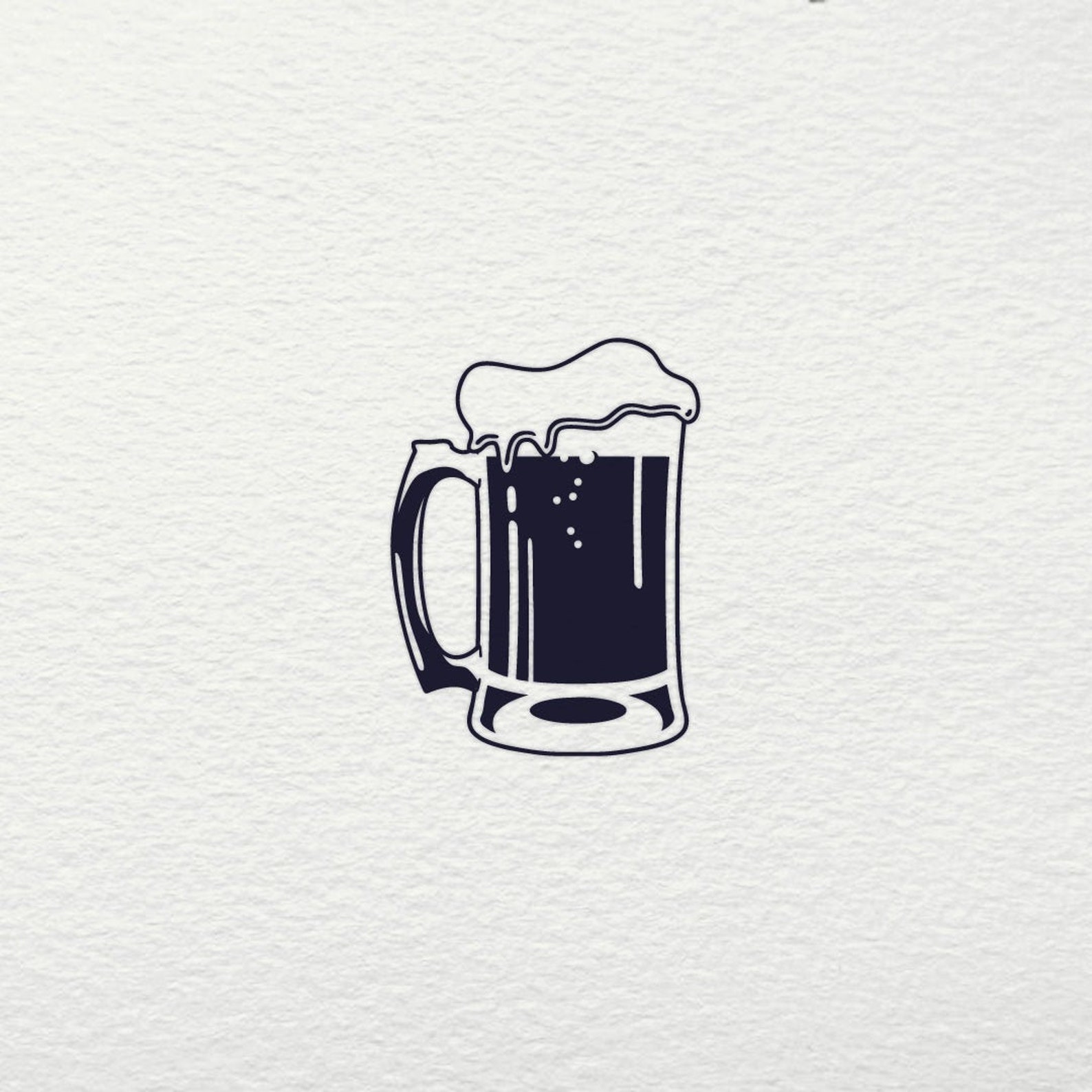 Beer Mug Glass Stein Craft Logo Alcohol Drink - Svg Cut File Silhouette ...