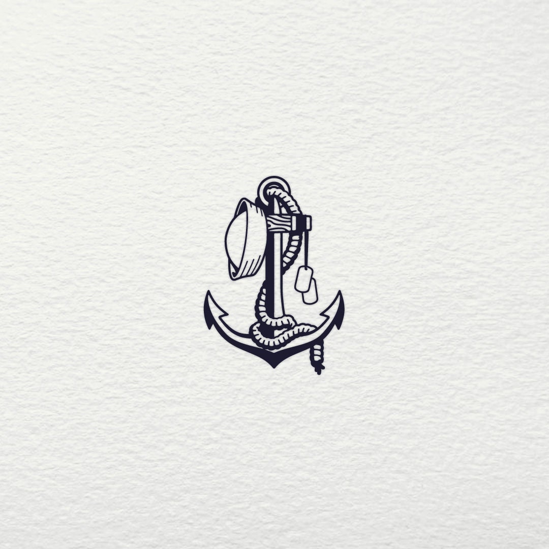 Sailor Navy Memorial SVG in Loving Memory Sympathy Military Memorial ...