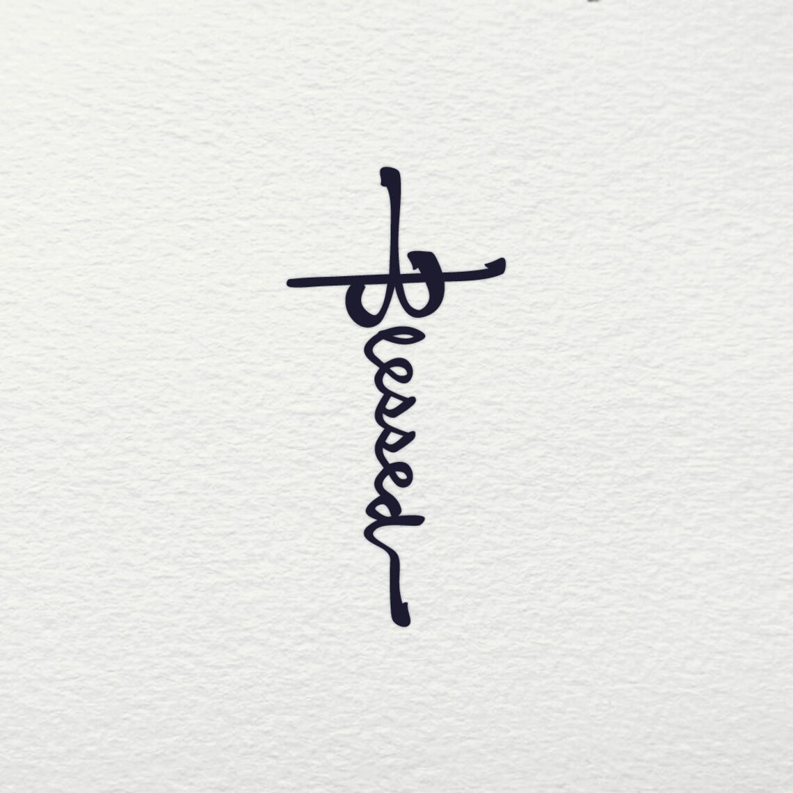 Blessed Cross SVG Cut File Faith Jesus Christian Religious - Etsy