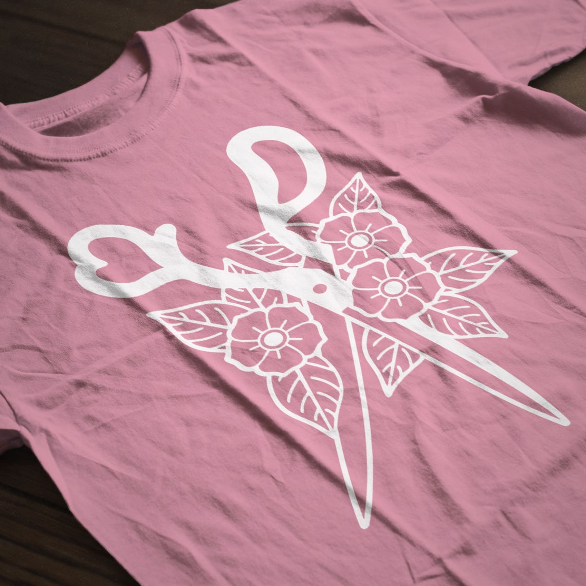Floral Scissors SVG Flower Hair Stylist Sewing SVG for Cricut - Etsy